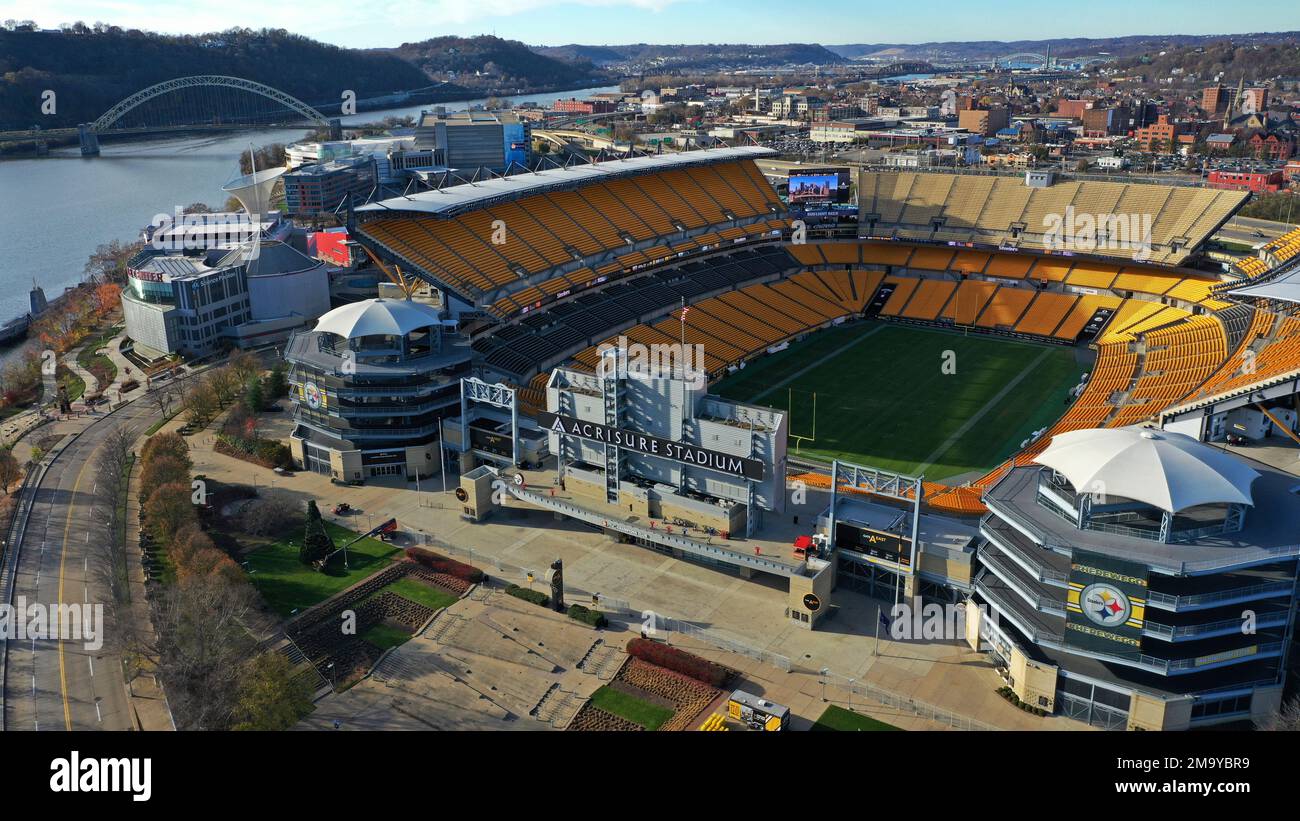 This is Acrisure Stadium, the home of the Pittsburgh Steelers on the ...