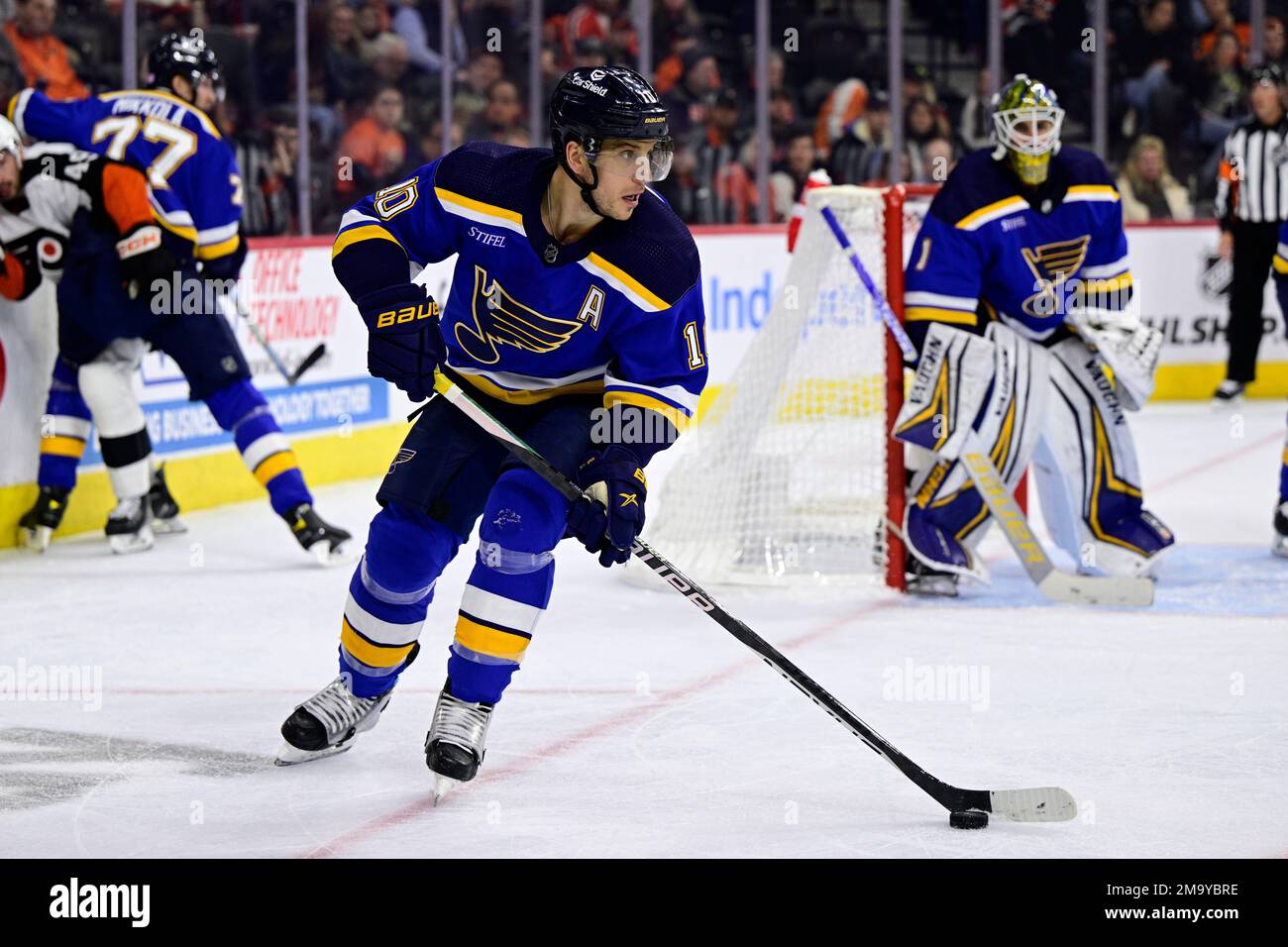 St. Louis Blues' Brayden Schenn in action during an NHL hockey game ...
