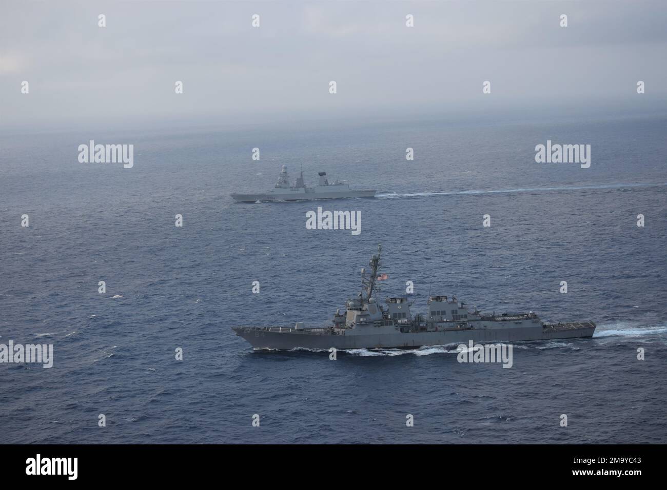 ATLANTIC OCEAN (May 21, 2022) Italian Navy destroyer ITS Caio Duilio (D ...