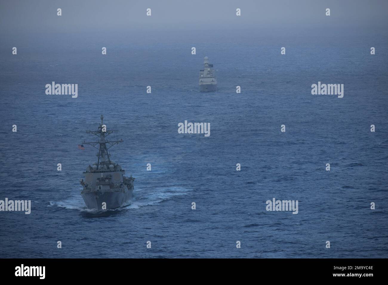 ATLANTIC OCEAN (May 21, 2022) Italian Navy destroyer ITS Caio Duilio (D ...