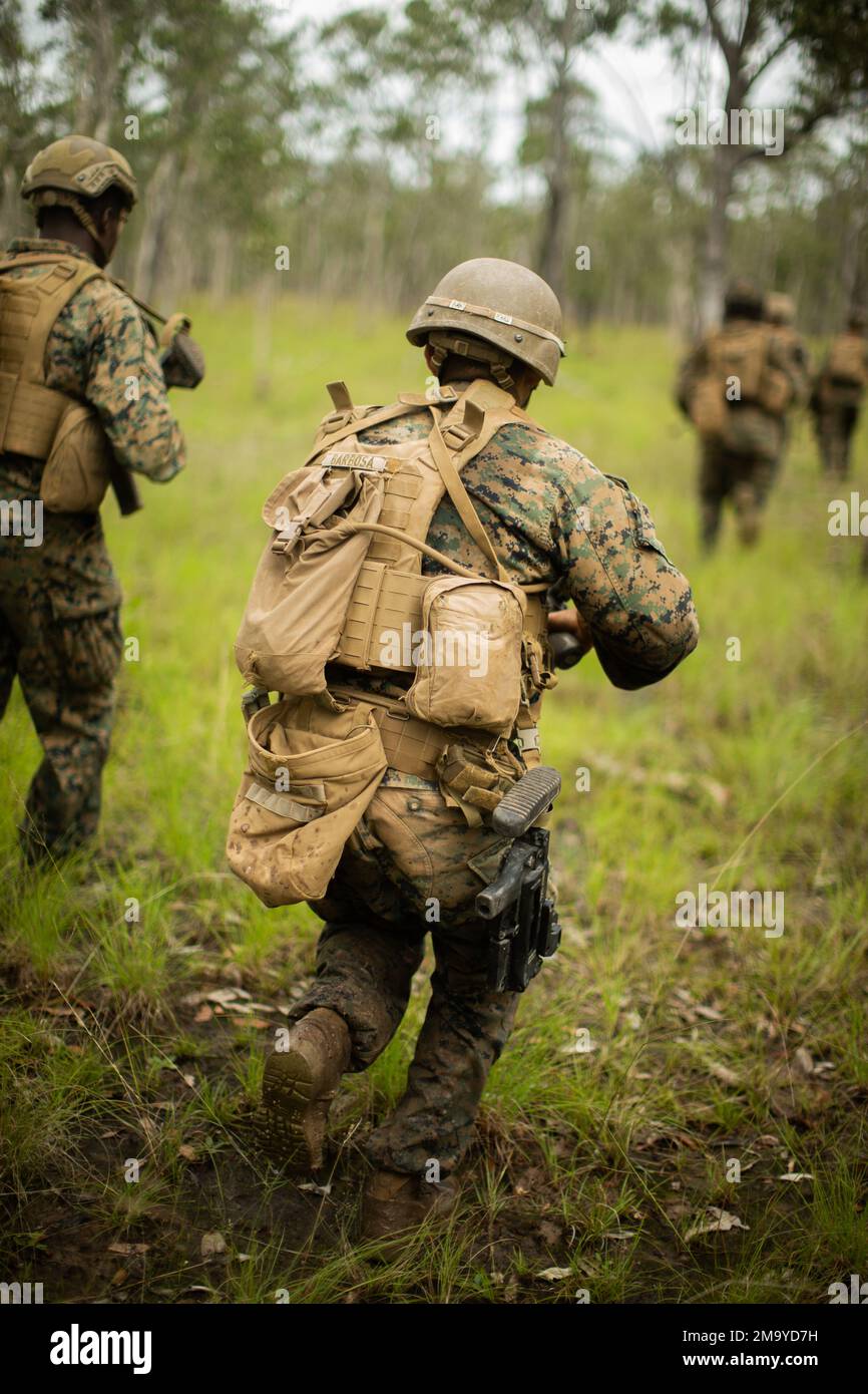 U.S. Marines with 3d Platoon, Lima Company, 3d Battalion, 7th Marine ...