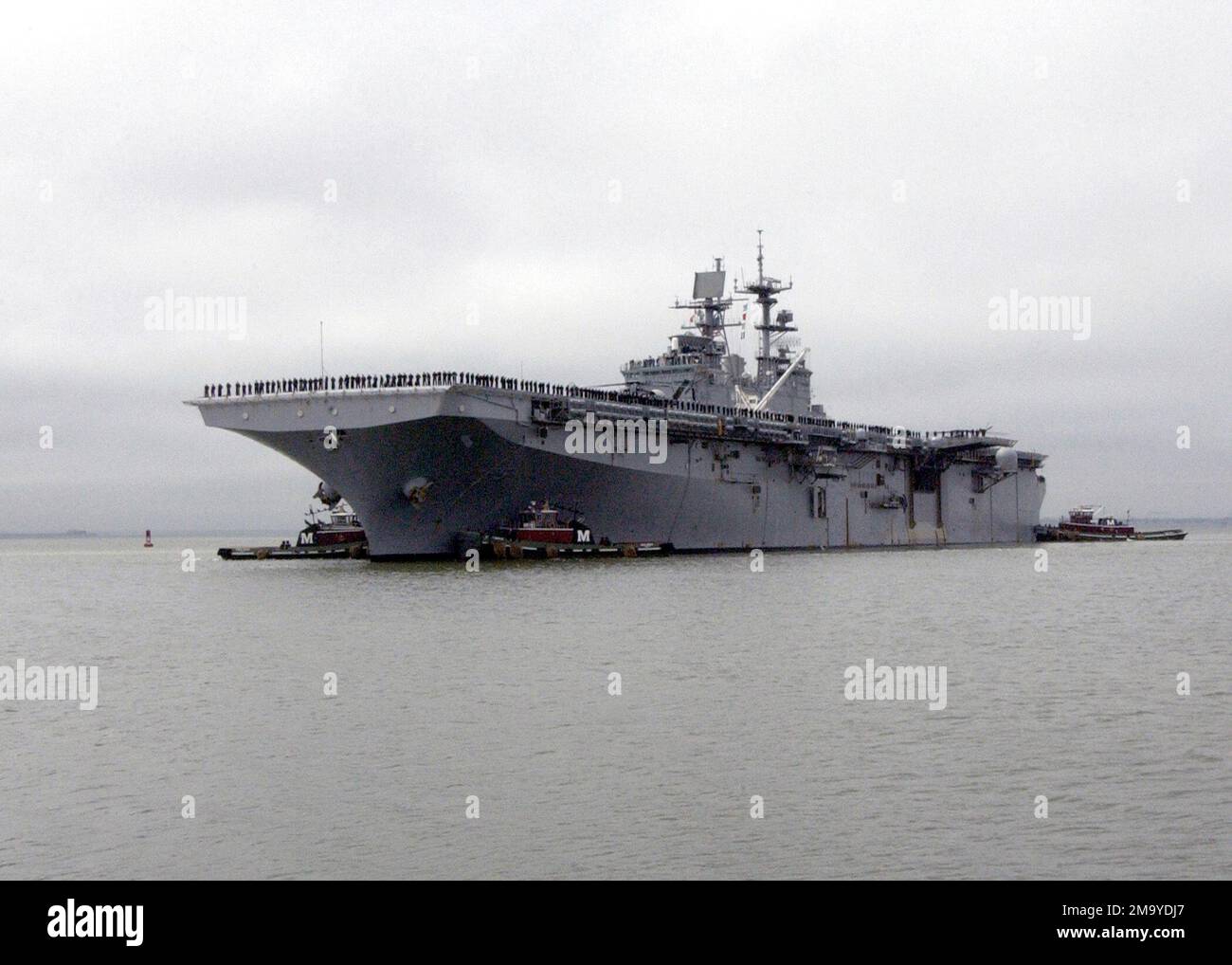 A port bow view of the US Navy (USN) WASP CLASS: Amphibious Assault ...