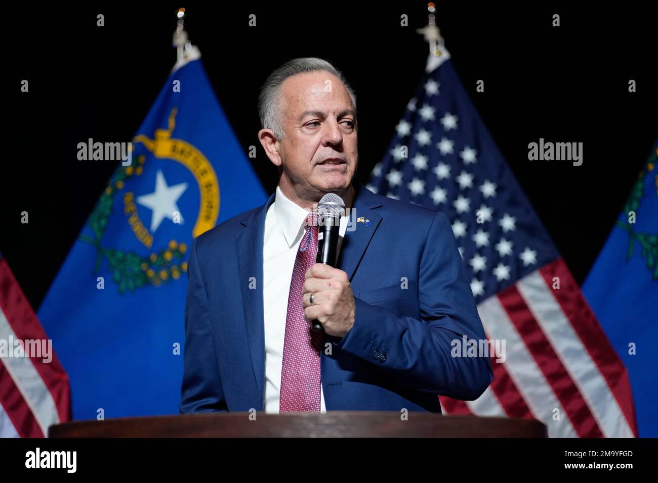 Clark County Sheriff Joe Lombardo, Republican candidate for governor of ...