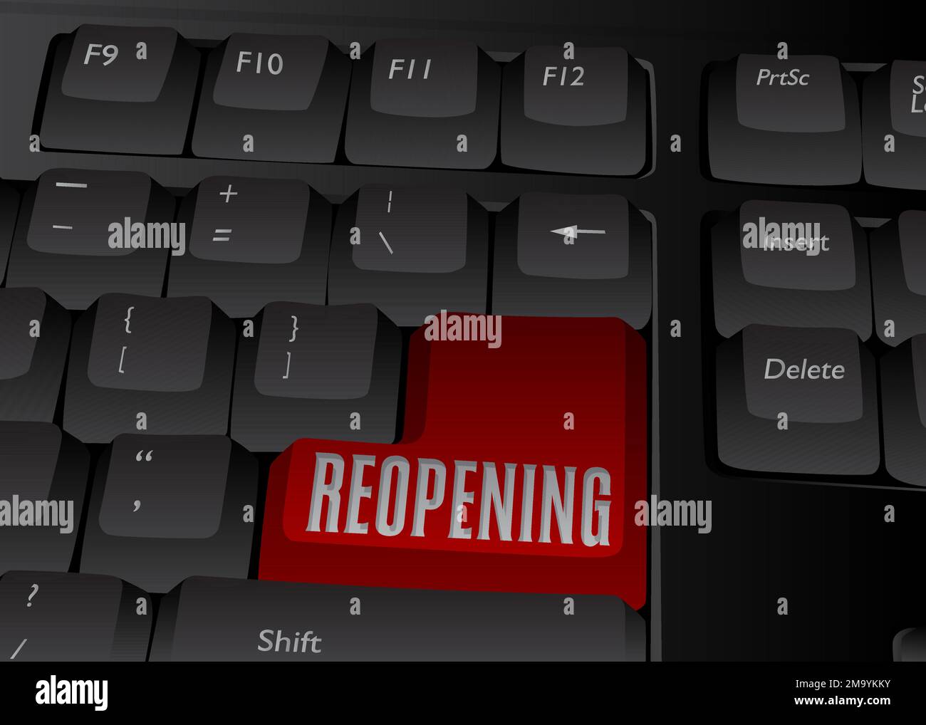 Reopening up Stock Vector Images - Alamy