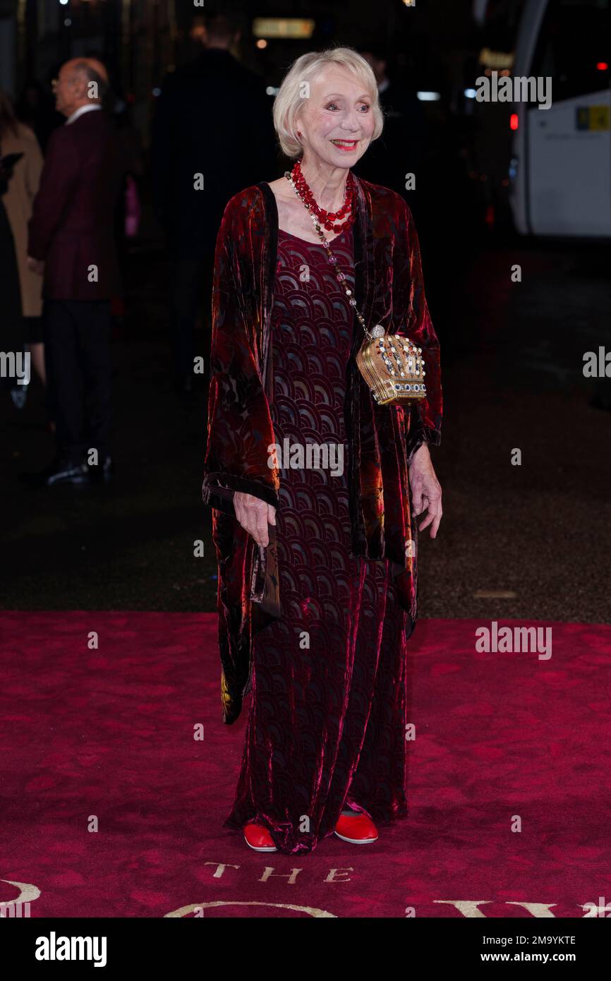 Marcia Warren poses for photographers upon arrival for the World ...