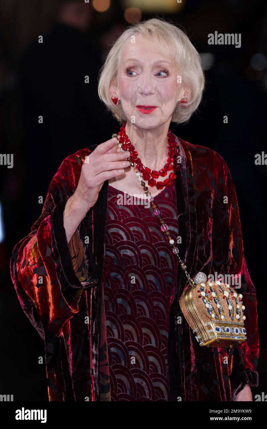 Marcia Warren poses for photographers upon arrival for the World ...