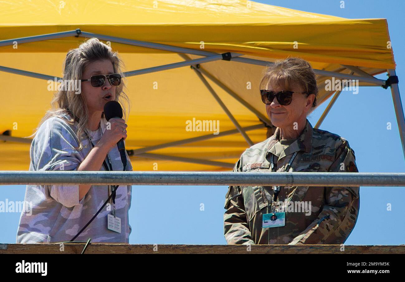 TV host and news anchor, Steph Stricklen interviews Oregon Air National ...