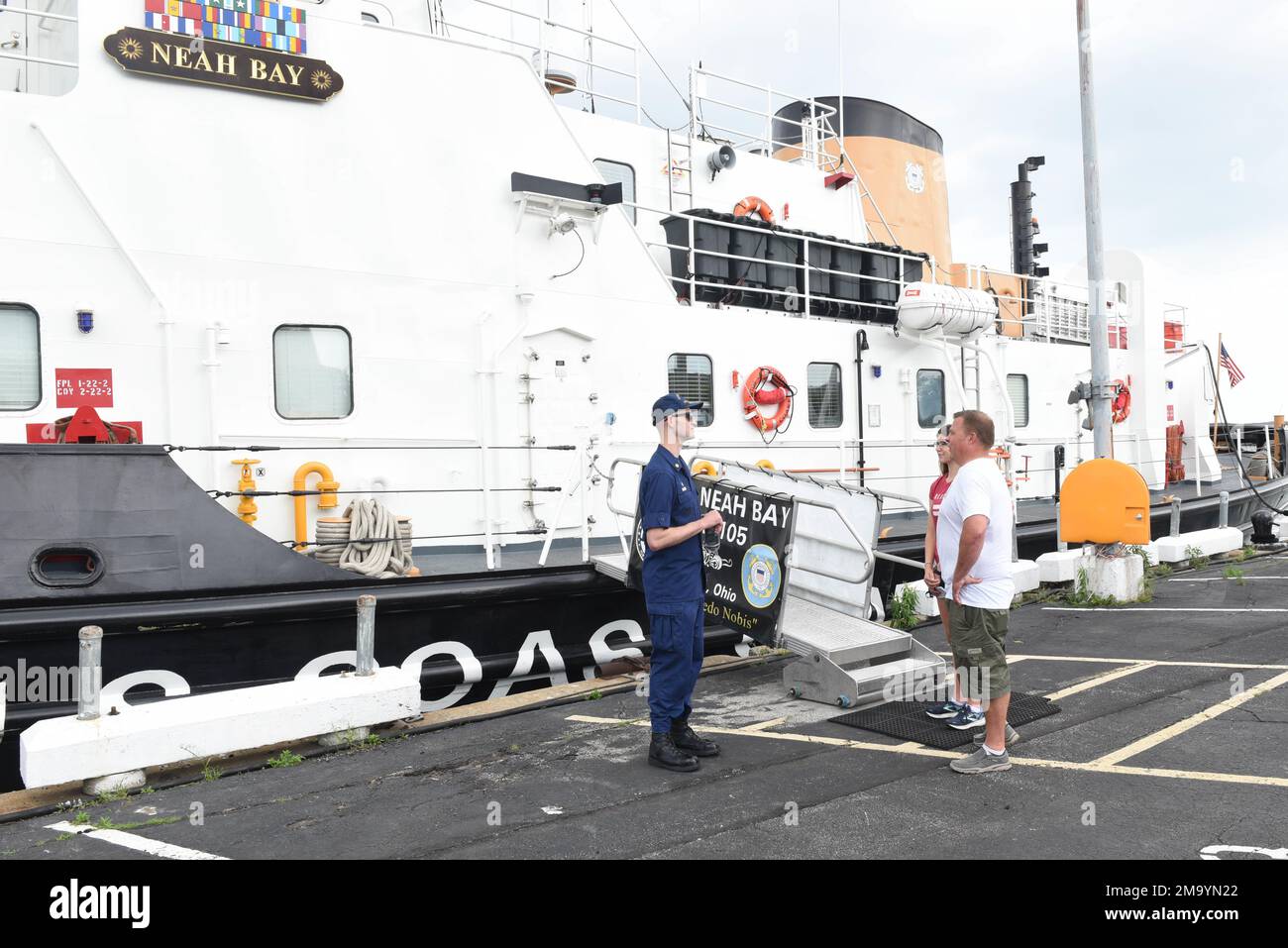 U.S. Coast Guard Lt. Cmdr. Zachary Ballard, Commanding Officer, Coast ...
