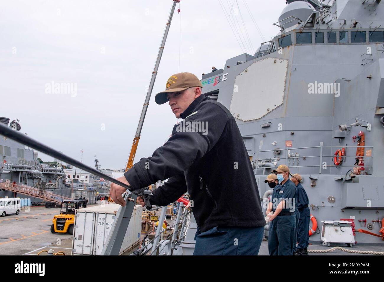 YOKOSUKA, Japan (May 21, 2022) Seaman Daniel Gregory, from Manassas, Va ...