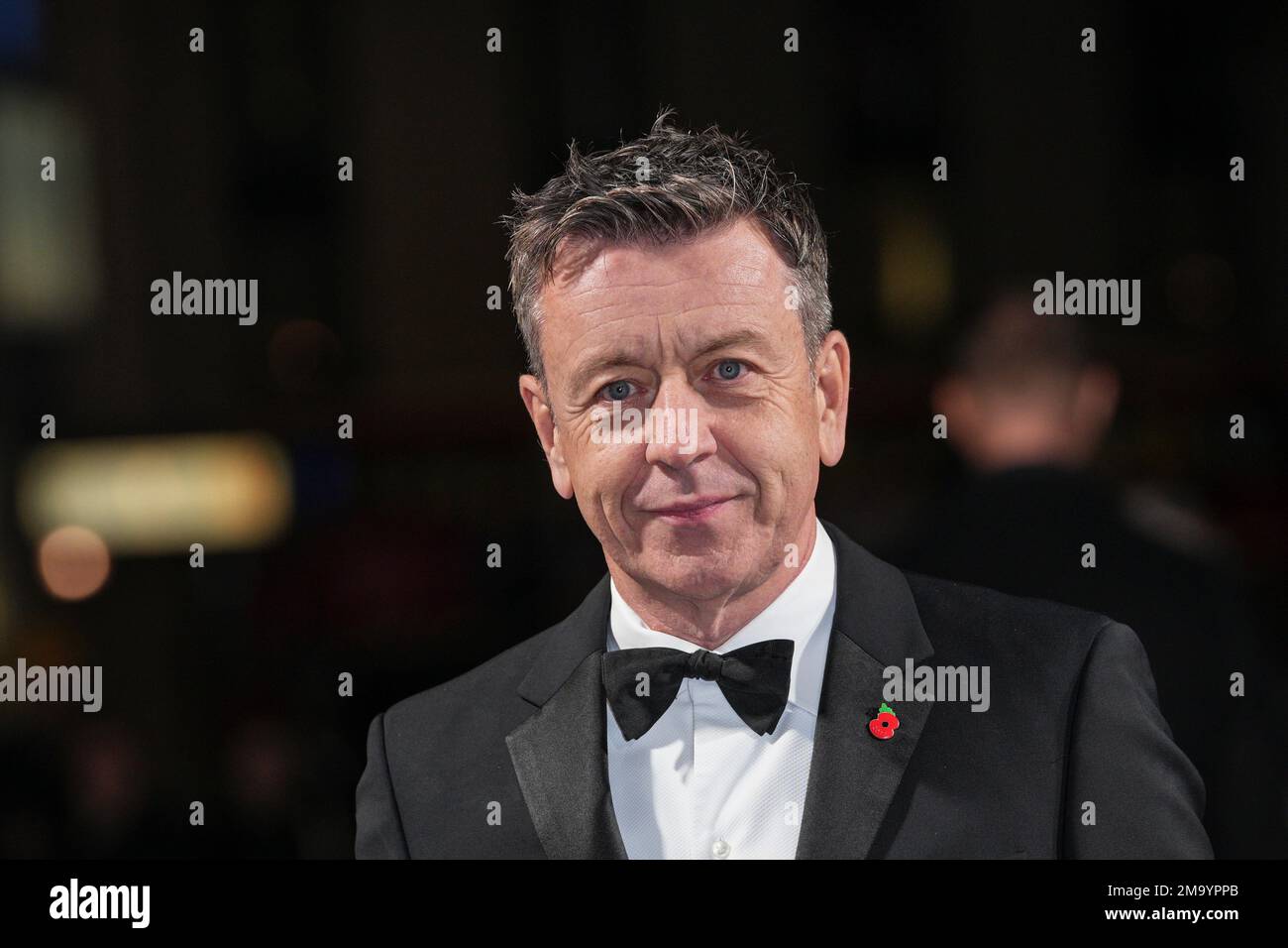 Writer Peter Morgan poses for photographers upon arrival for the World ...