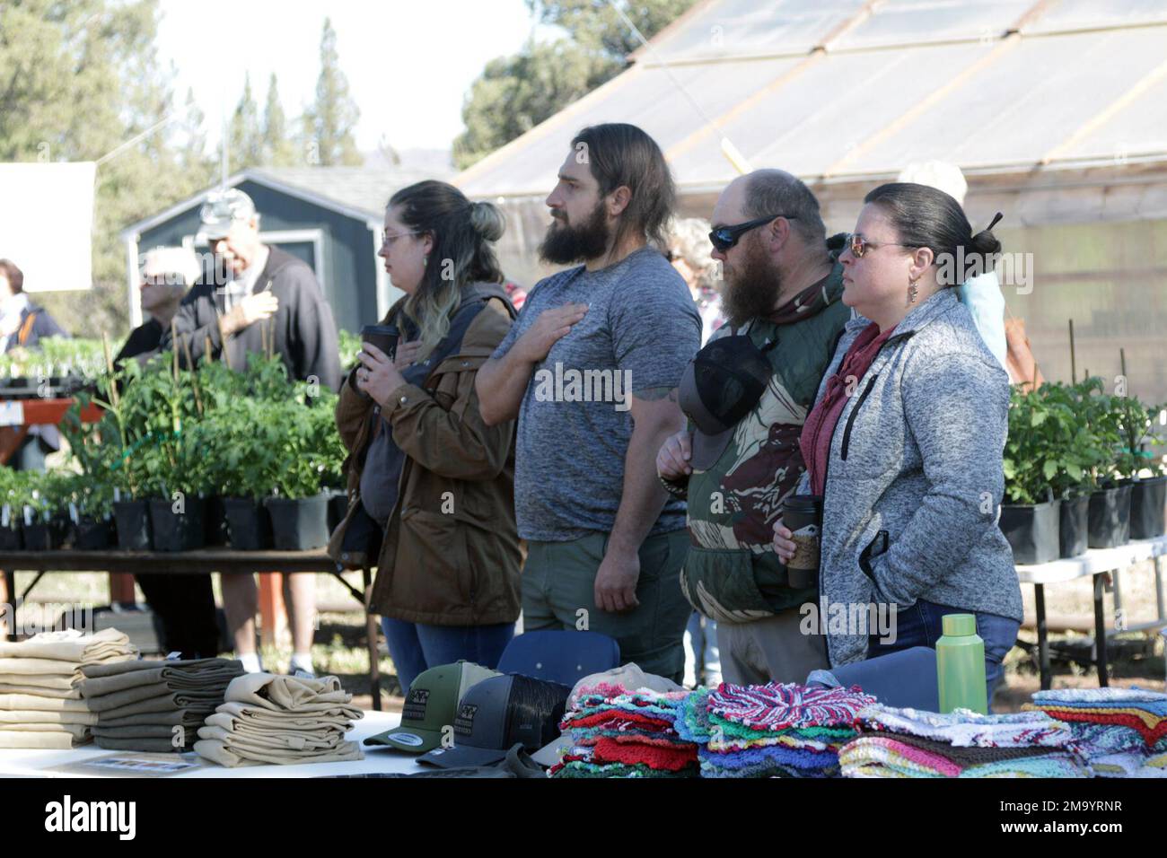 From left to right: Grace and Eric Hardin, and John and Chloe Parsons ...