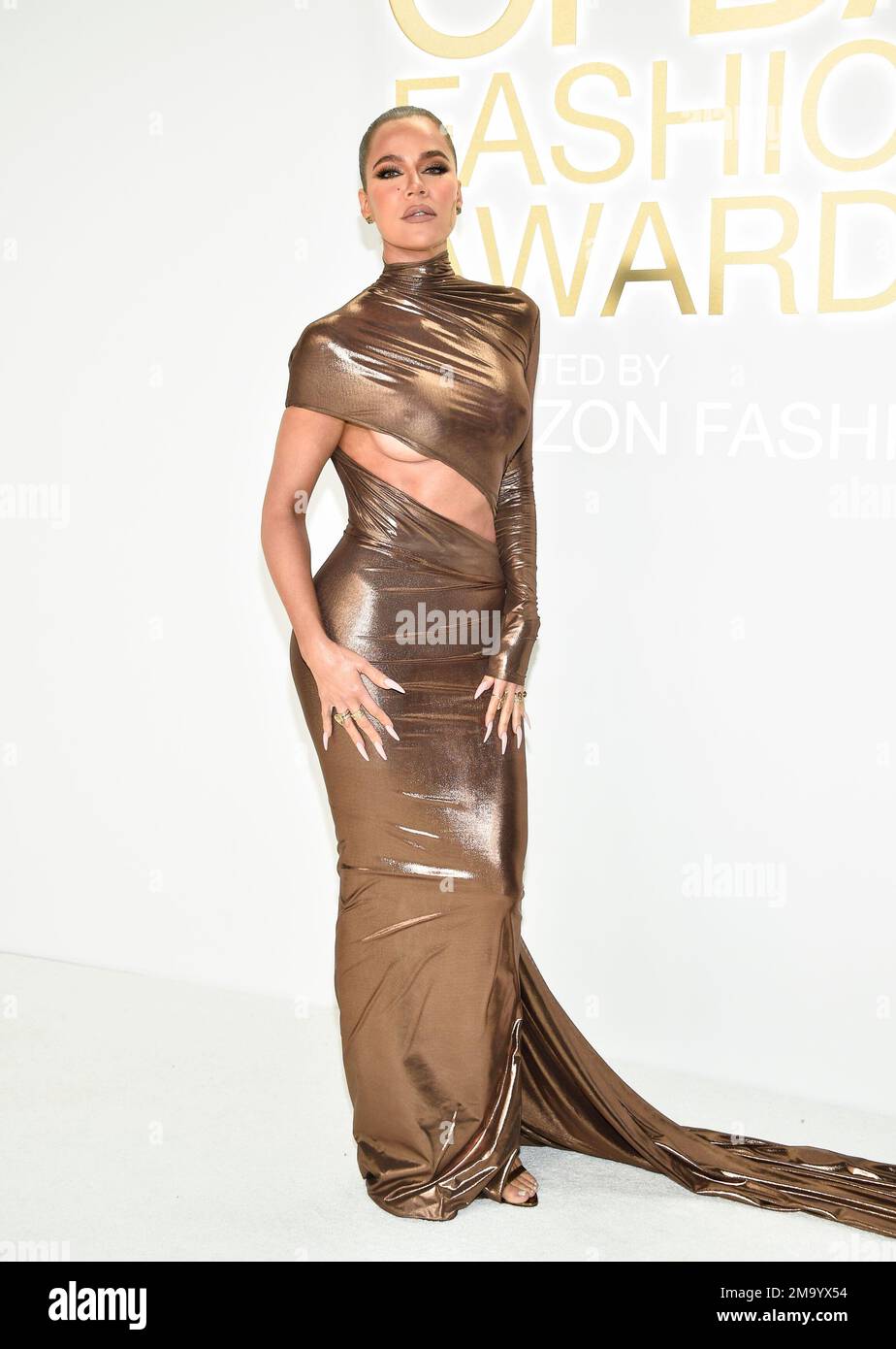 Khloe Kardashian attends the CFDA Fashion Awards at Cipriani South ...