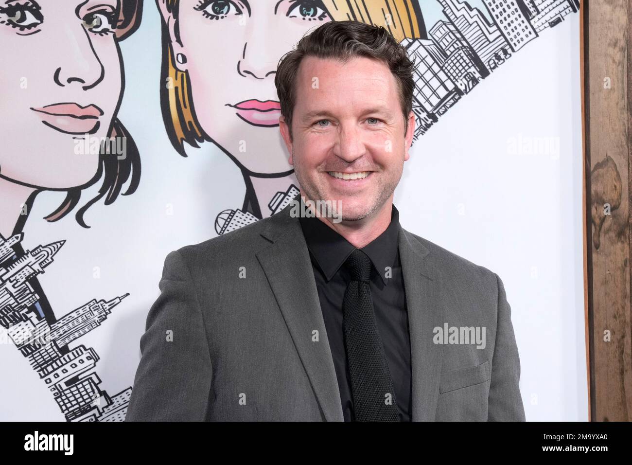 John Patrick Hayden attends the premiere of the FX mini series ...