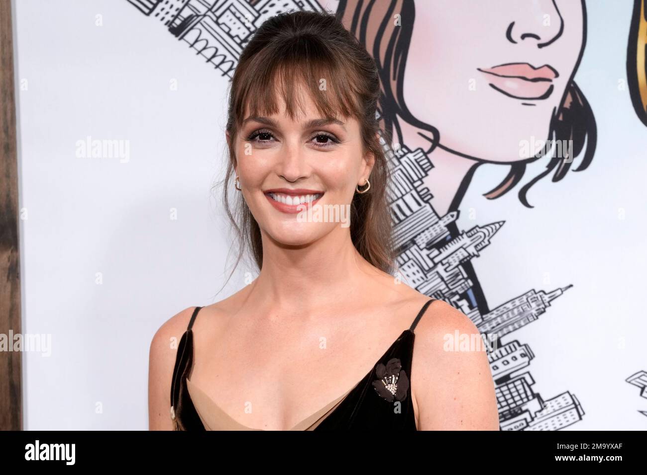 Leighton Meester attends the premiere of the FX mini series "Fleishman ...
