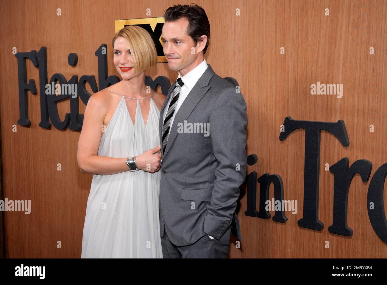 Claire Danes and Hugh Dancy attend the premiere of the FX mini series ...