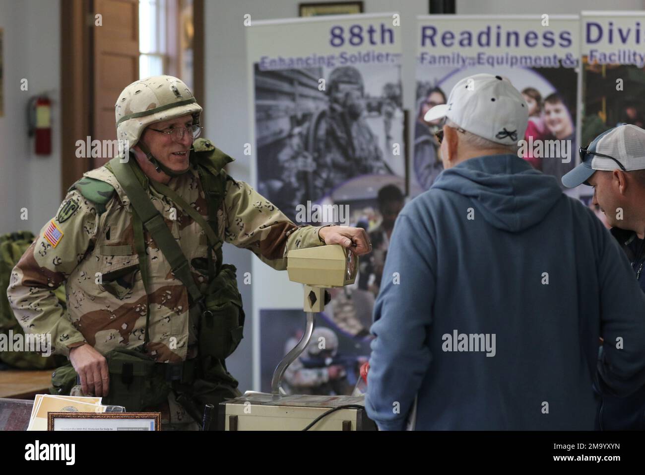 U.S. Army Reserve 88th Readiness Division Historian Ward Zischke ...