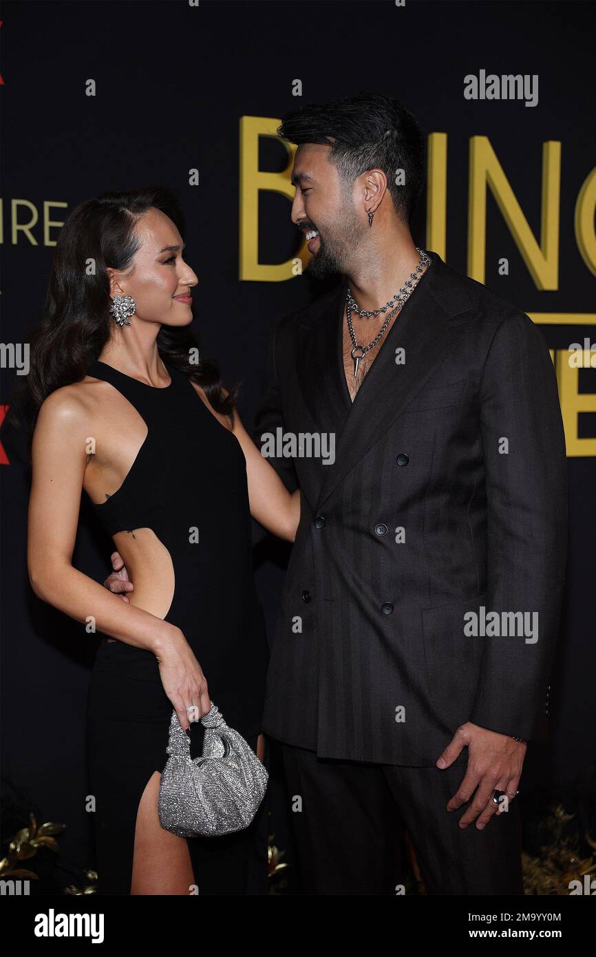 New York, NY, USA. 18th Jan, 2023. Vika Abbyaeva, Richard Chang at ...