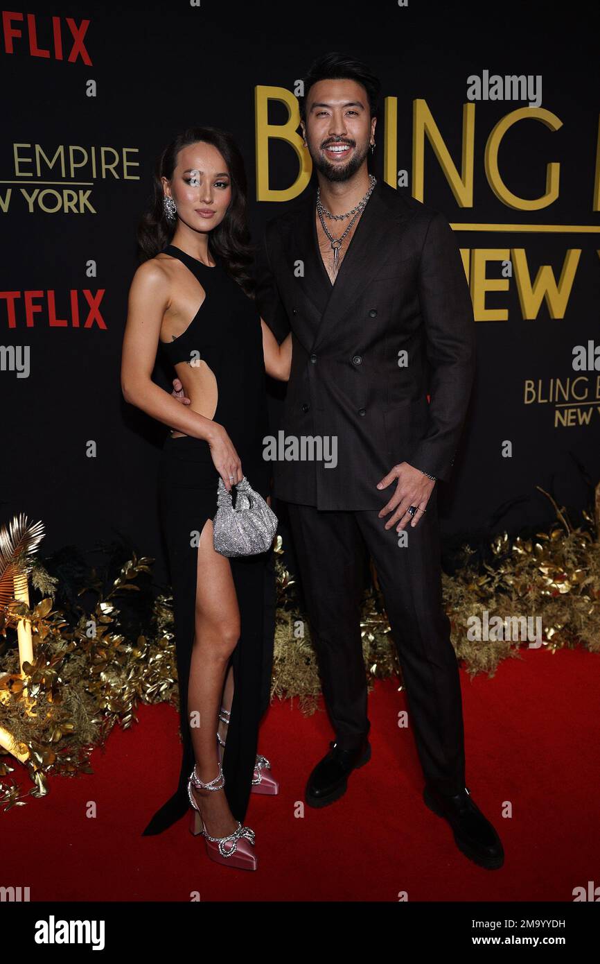 New York, NY, USA. 18th Jan, 2023. Vika Abbyaeva, Richard Chang at ...