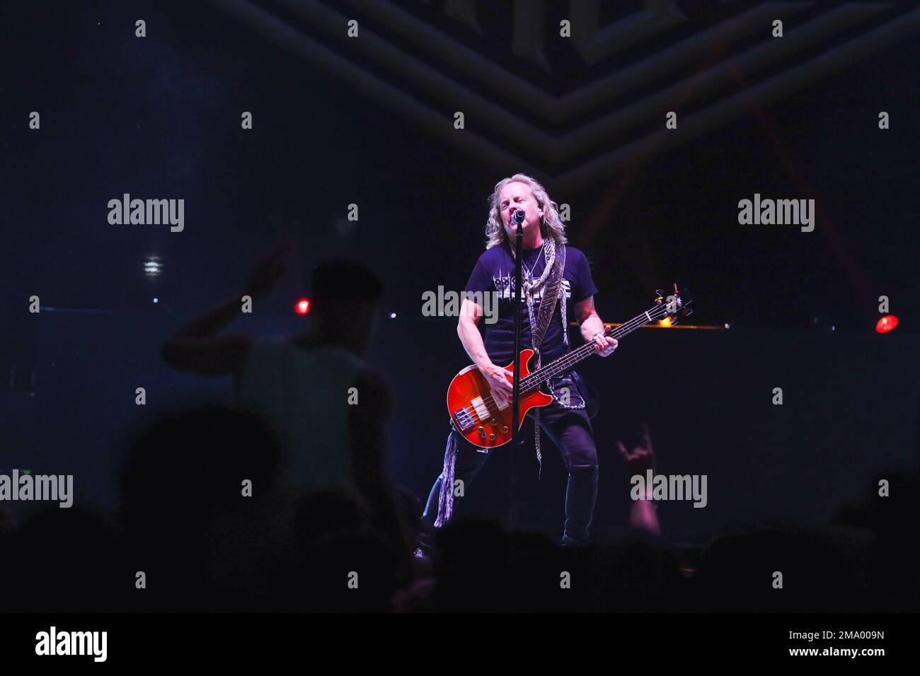 Jack Blades, Night Ranger band member, performs during the We Salute ...