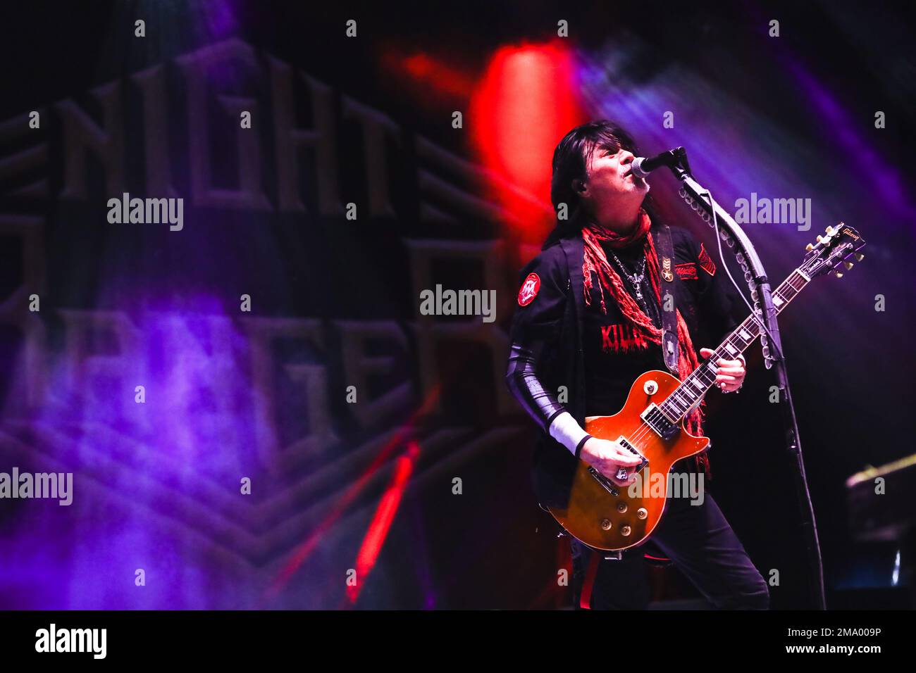 Keri Kelli, Night Ranger band member, performs during the We Salute You ...