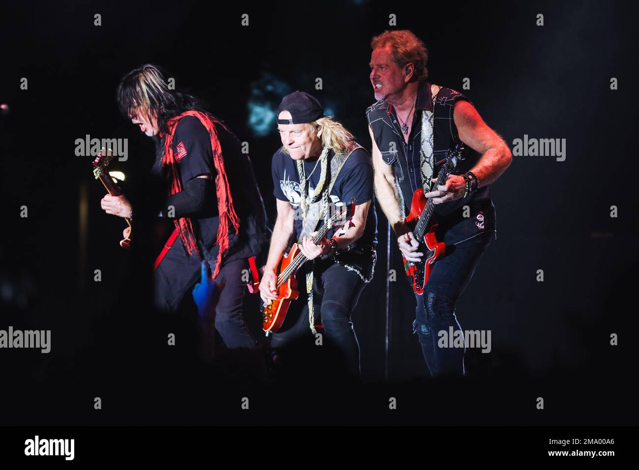 Keri Kelli, Jack Blades, and Brad Gillis, Night Ranger band members ...