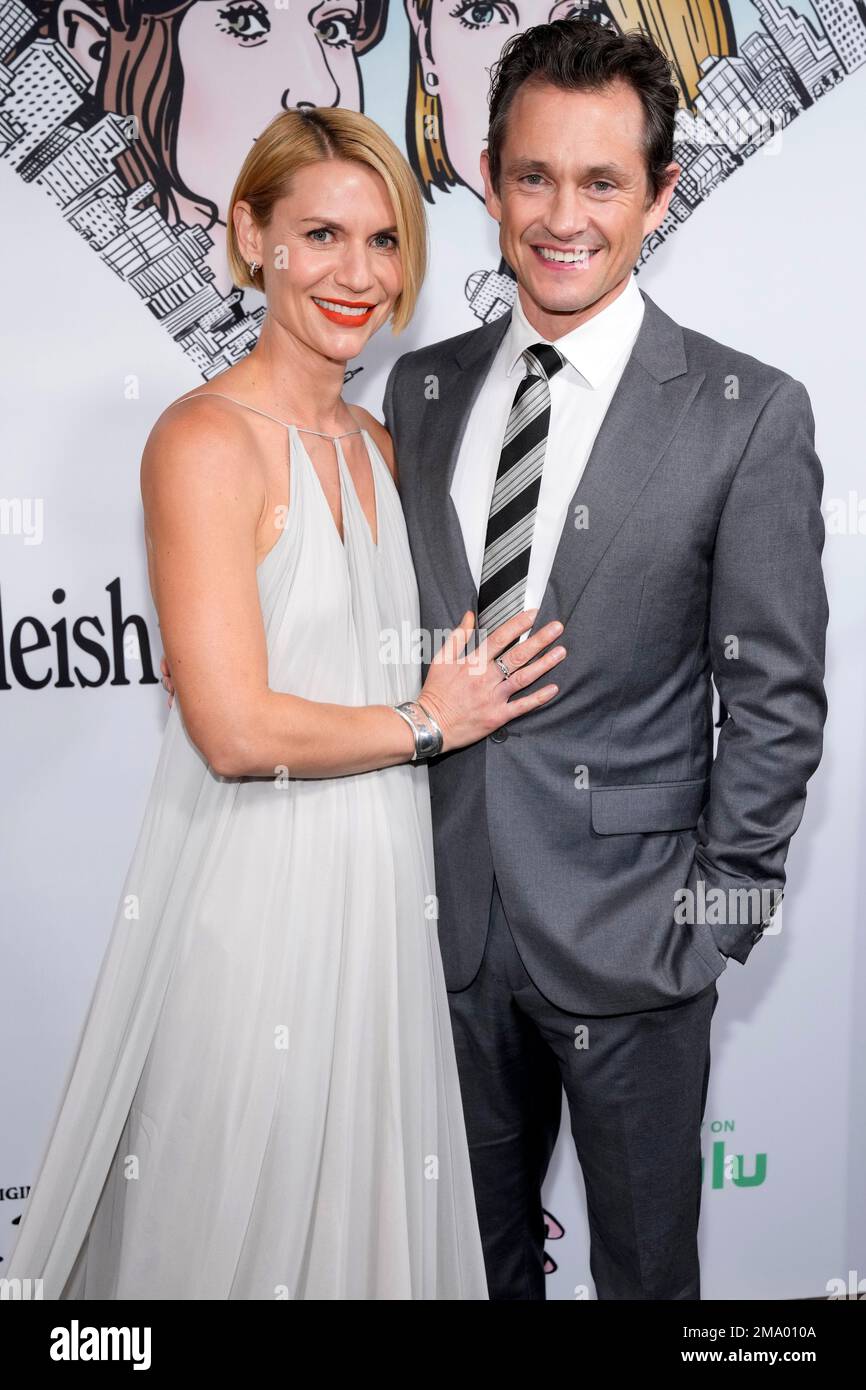 Claire Danes and Hugh Dancy attend the premiere of the FX mini series ...