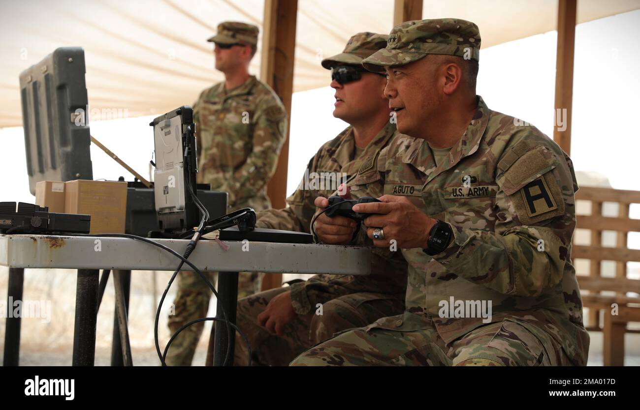 Lt. Gen. Antonio Aguto, Commanding General of the First Army, conducted ...