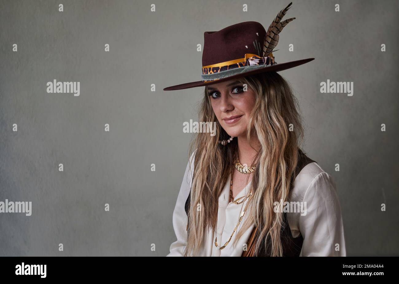 Country singer-songwriter Lainey Wilson poses for a portrait on Nov. 2 ...