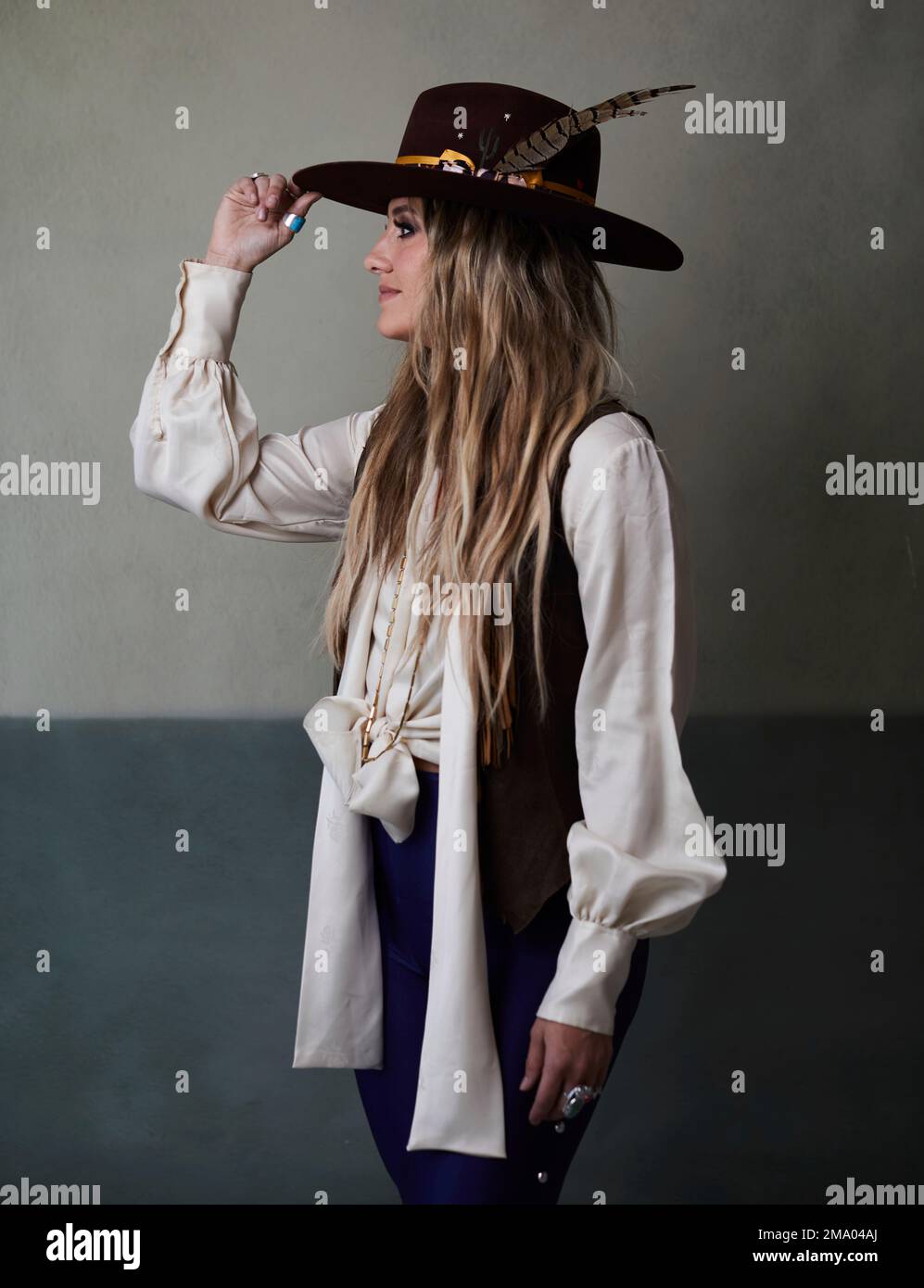 Country singer-songwriter Lainey Wilson poses for a portrait on Nov. 2 ...