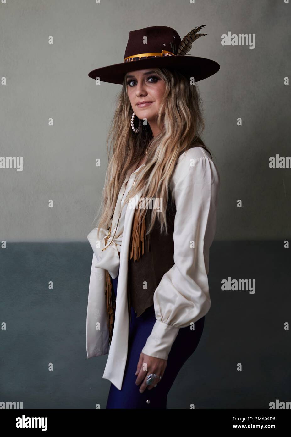 Country singer-songwriter Lainey Wilson poses for a portrait on Nov. 2 ...