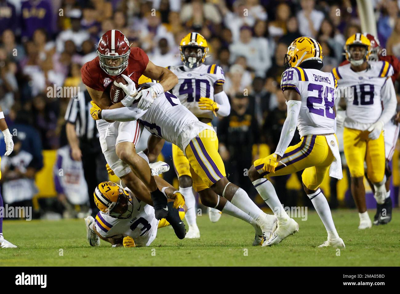Alabama tight end Cameron Latu (81) during the second half of an NCAA ...