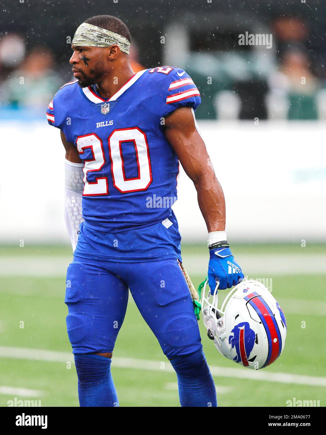 Buffalo Bills running back Nyheim Hines (20) during the warm up before ...
