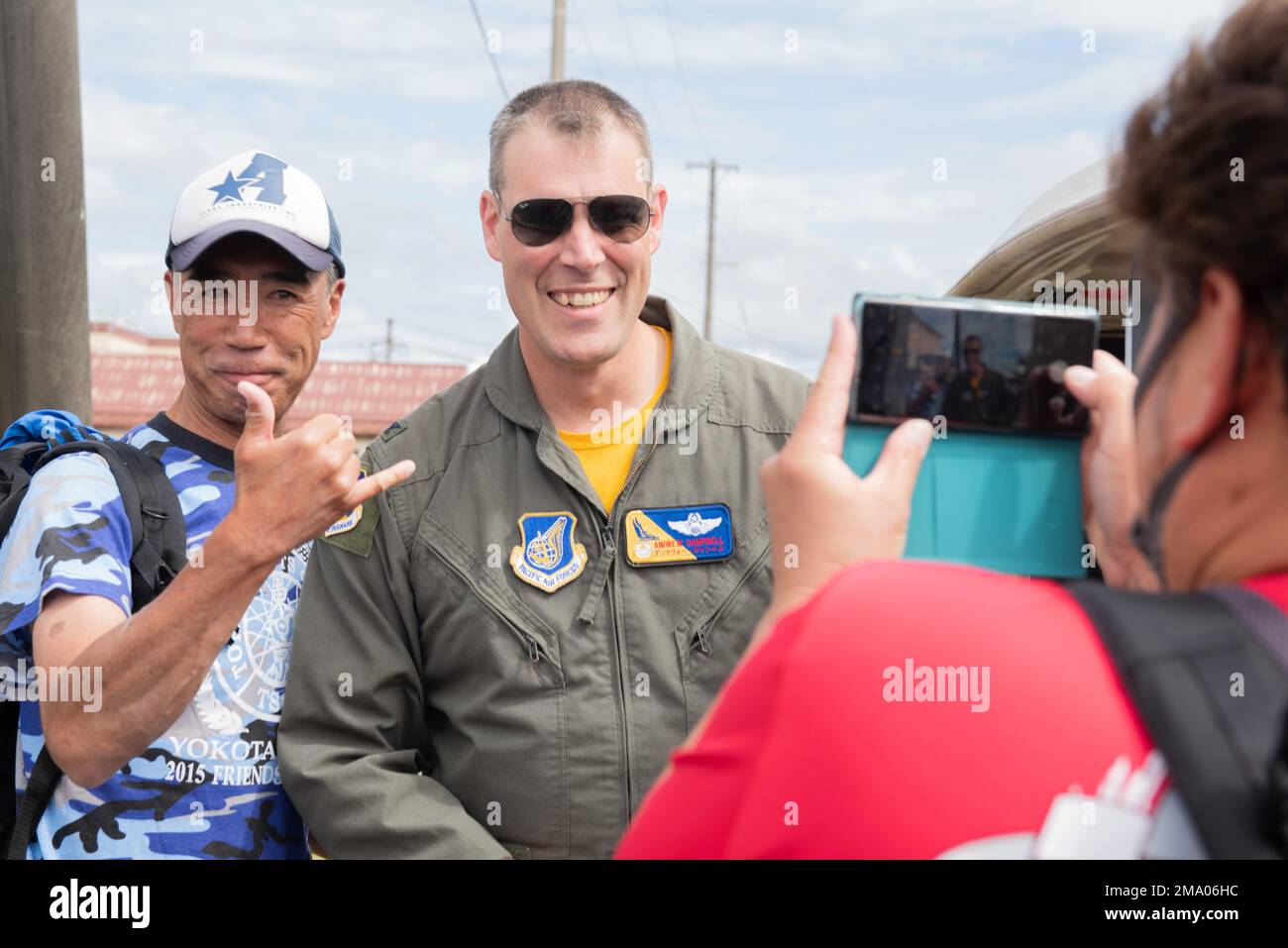 Col. Andrew Campbell, 374th Airlift Wing commander, poses for a photo ...