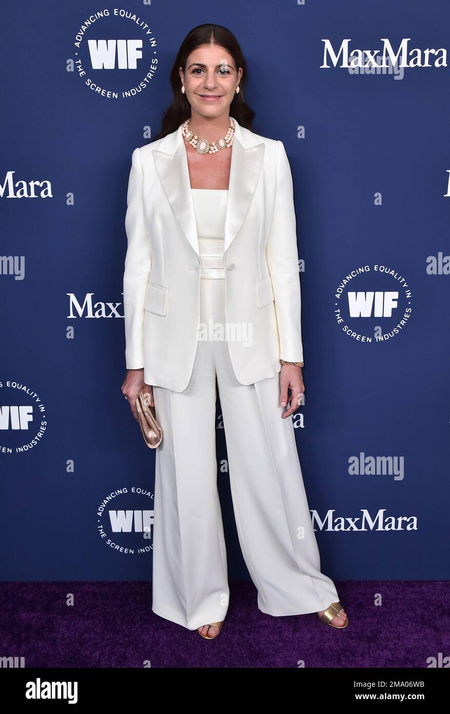 Maria Giulia Prezioso Maramotti arrives at the 2022 WIF Honors, Thursday, Oct. 27, 2022, at The ...