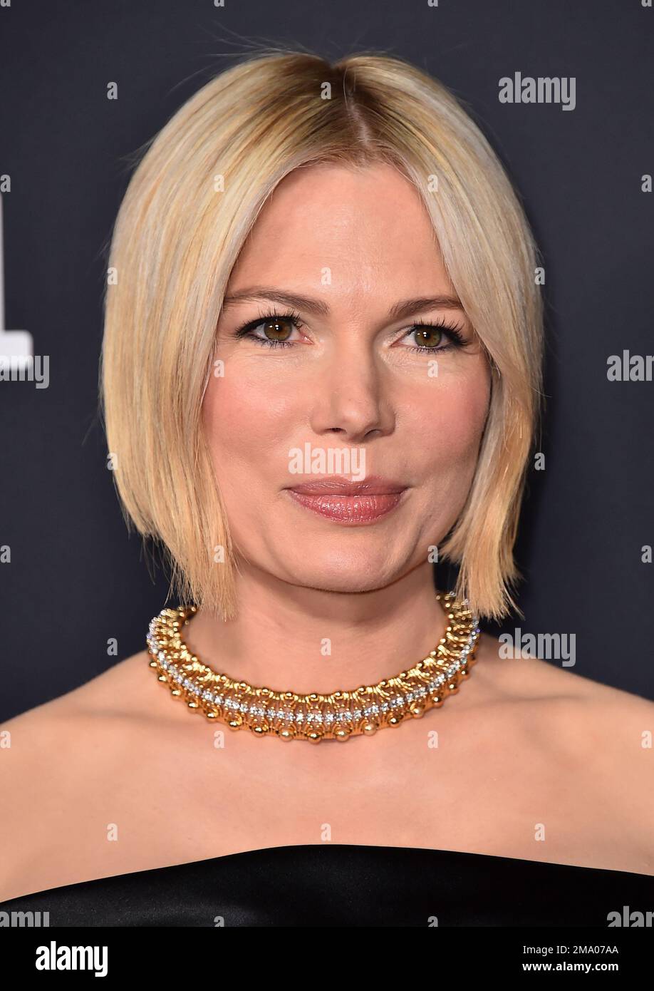 Michelle Williams arrives at the premiere of "The Fabelmans" as part of ...