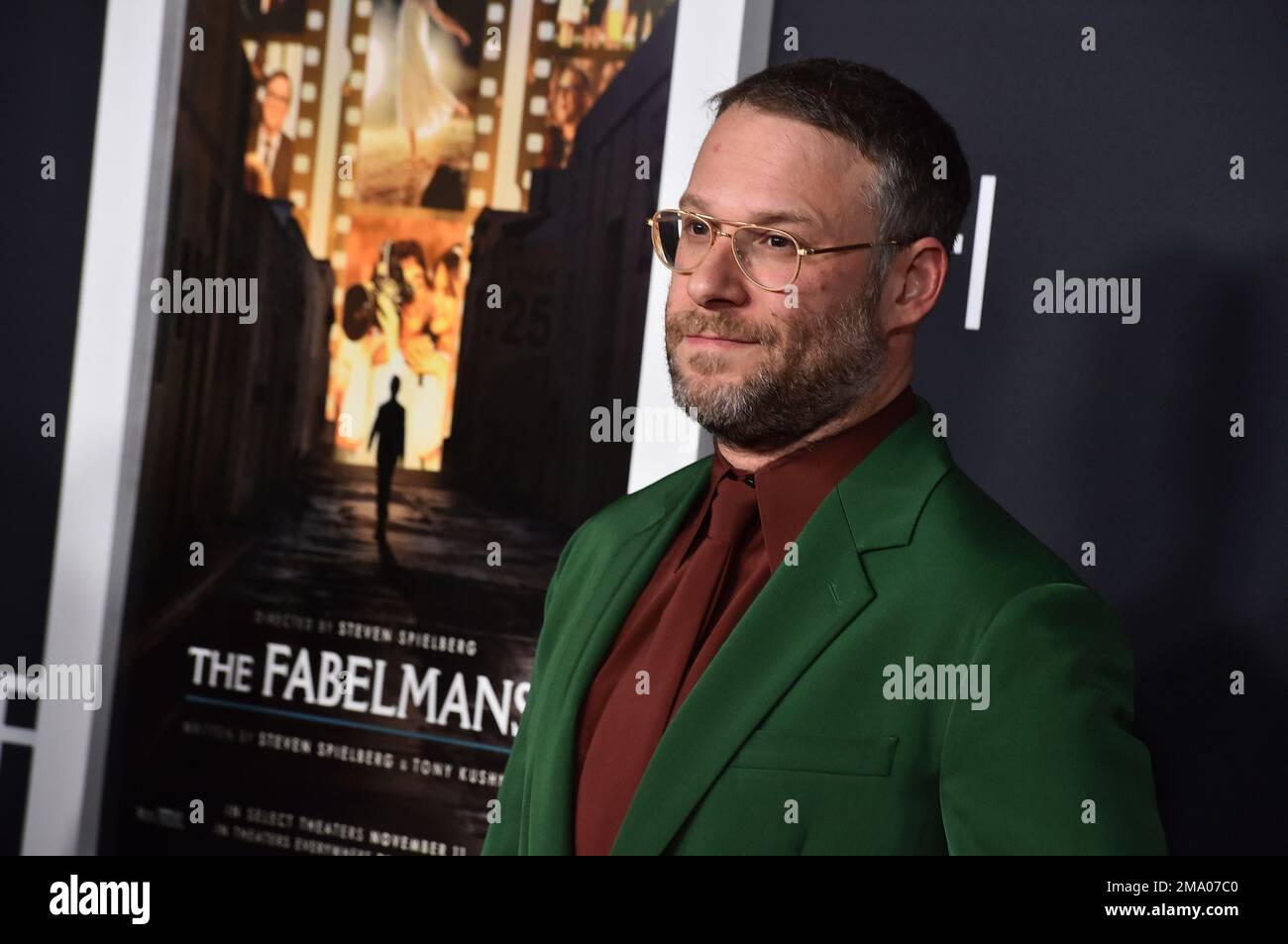 Seth Rogen arrives at the premiere of "The Fabelmans" as part of AFI ...