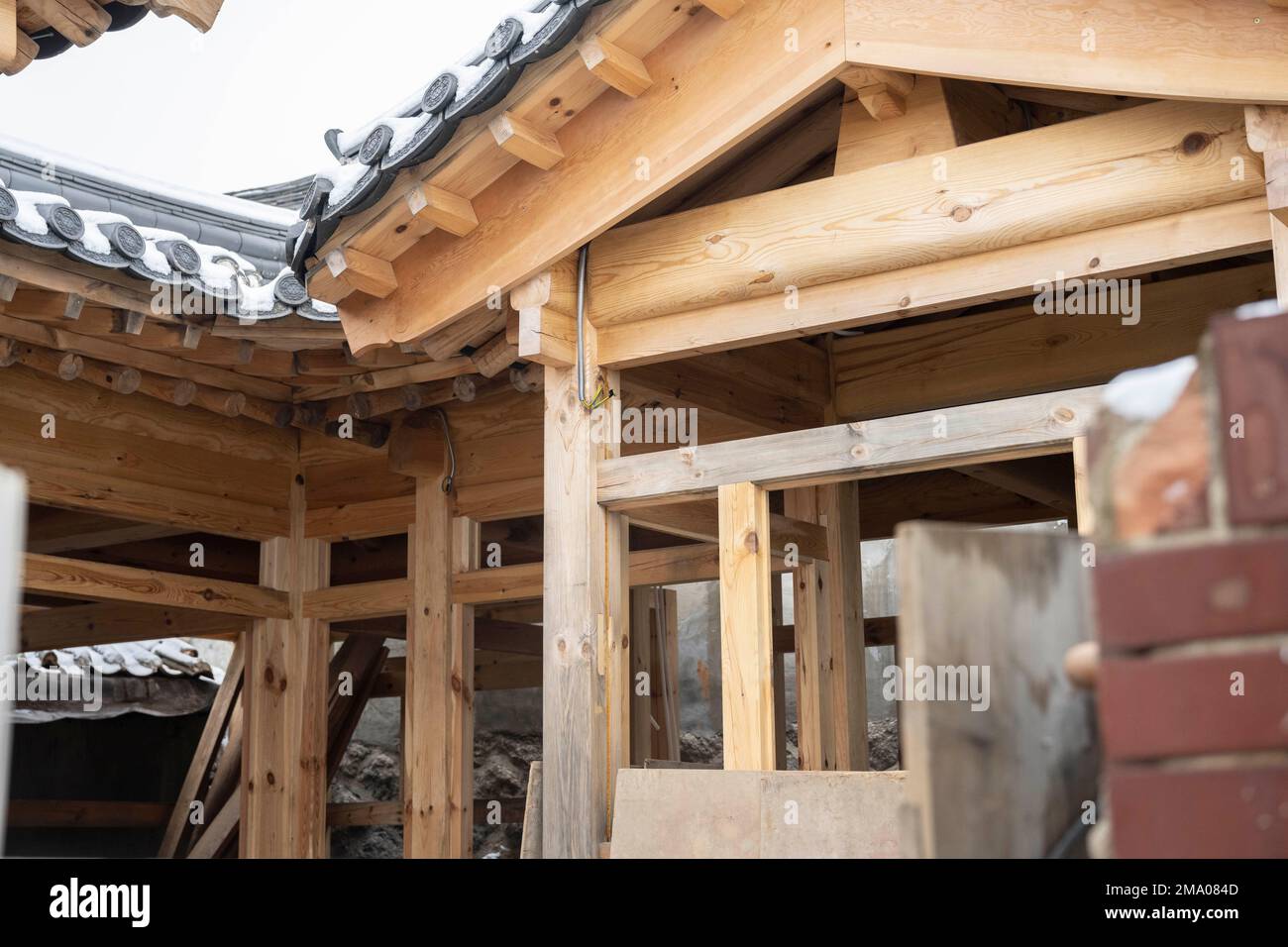 Korean hanoks hi-res stock photography and images - Alamy