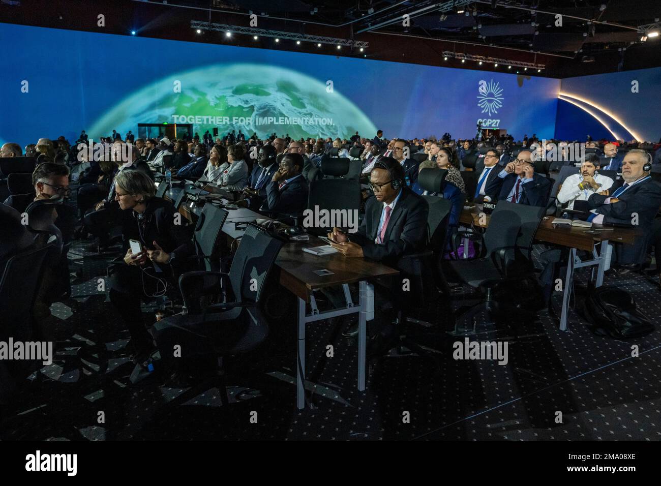 World leaders listen as their counterparts give speeches during the ...