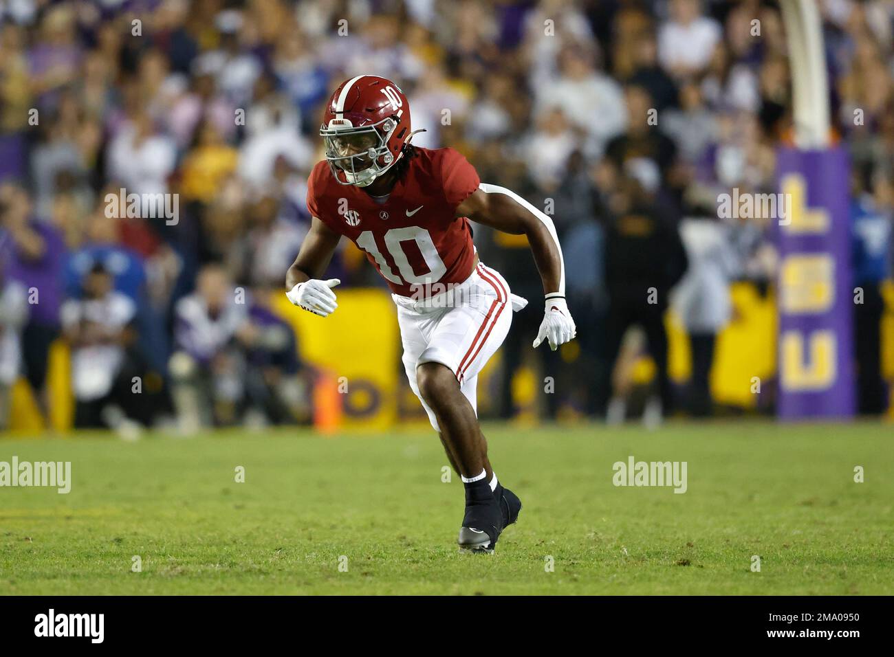 Alabama wide receiver JoJo Earle (10) during the first half of an NCAA ...