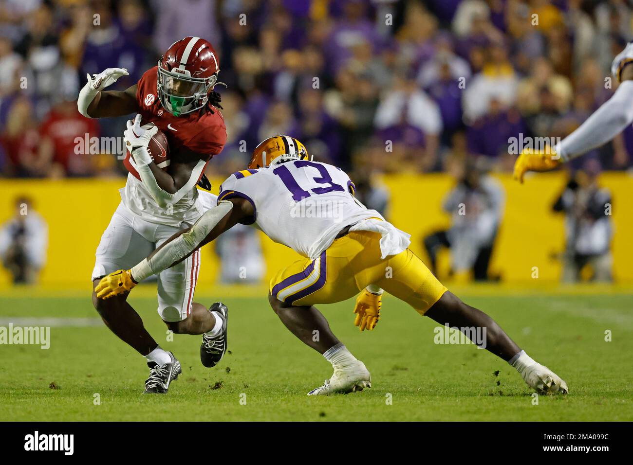 Alabama running back Jahmyr Gibbs (1) during the first half of an NCAA ...