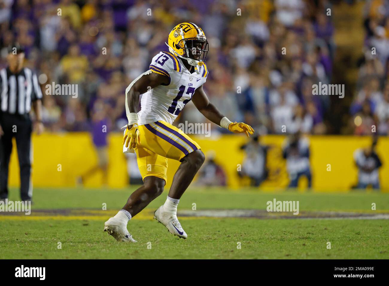 LSU safety Joe Foucha (13) during the second half of an NCAA college ...