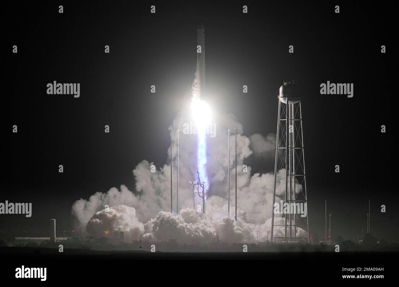 Northrup Grumman's Antares rocket lifts off the launch pad at the NASA ...