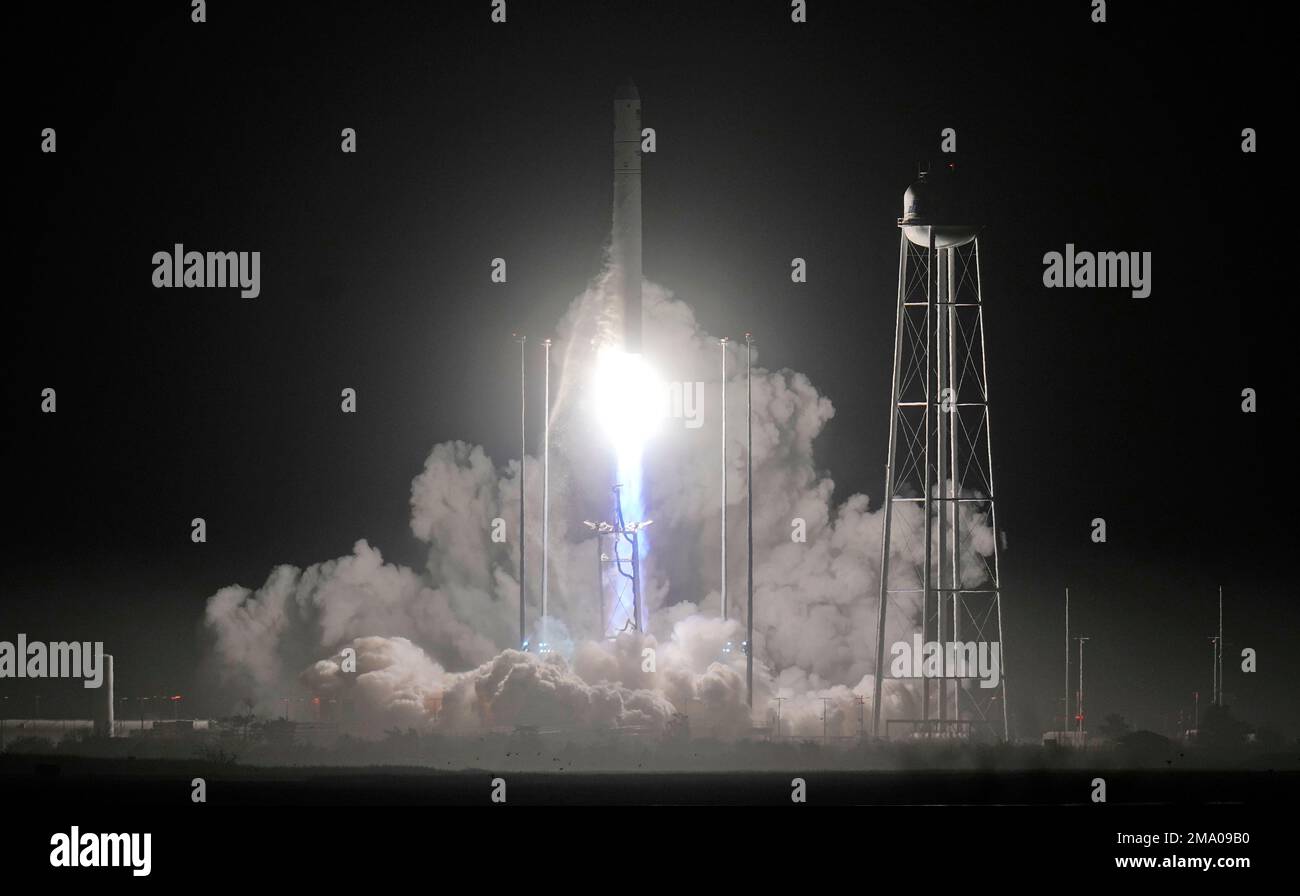 Northrup Grumman's Antares rocket lifts off the launch pad at the NASA ...