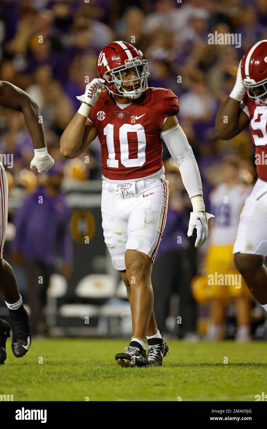 Alabama linebacker Henry To'oTo'o (10) during the first half of an NCAA ...