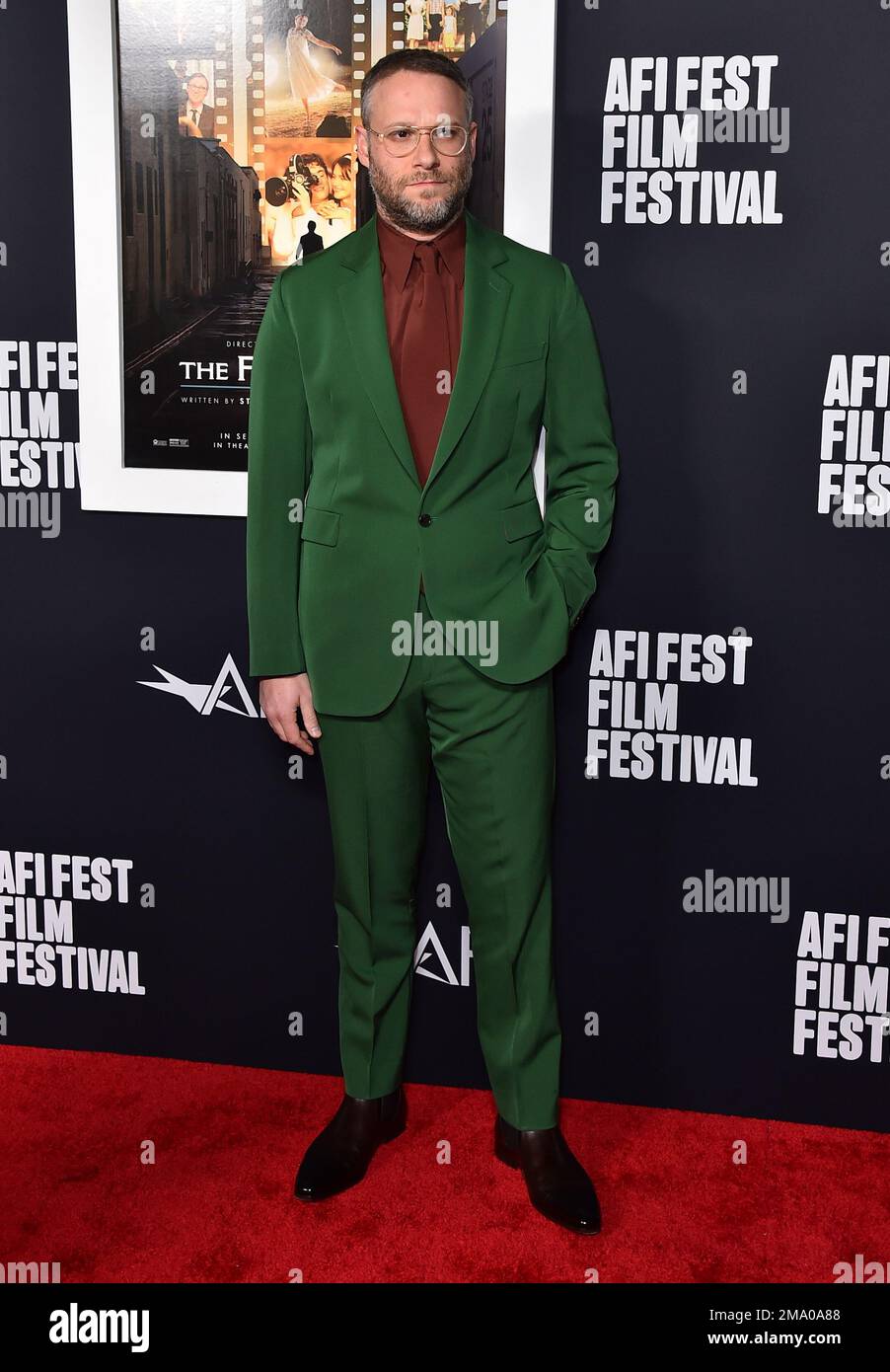 Seth Rogen arrives at the premiere of "The Fabelmans" as part of AFI ...