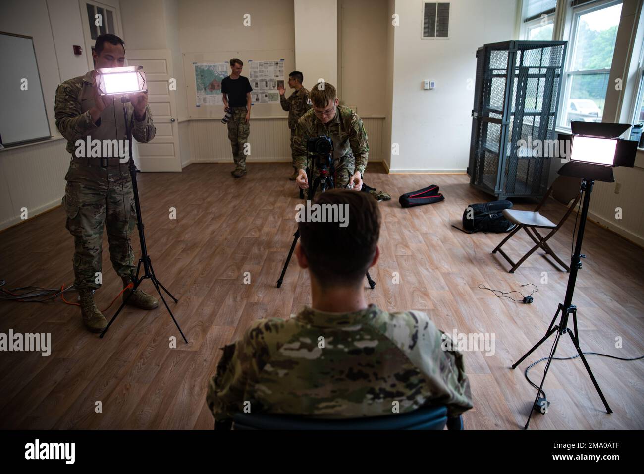 U.S. Army Spc. Jameson Harris and Spc. Joshua Cowden, visual ...
