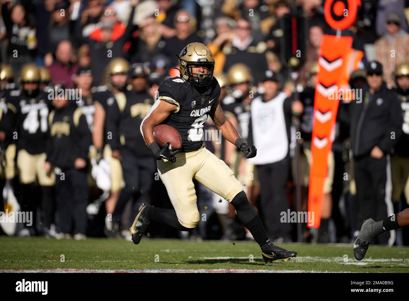 Colorado running back Alex Fontenot (8) in the second half of an NCAA ...