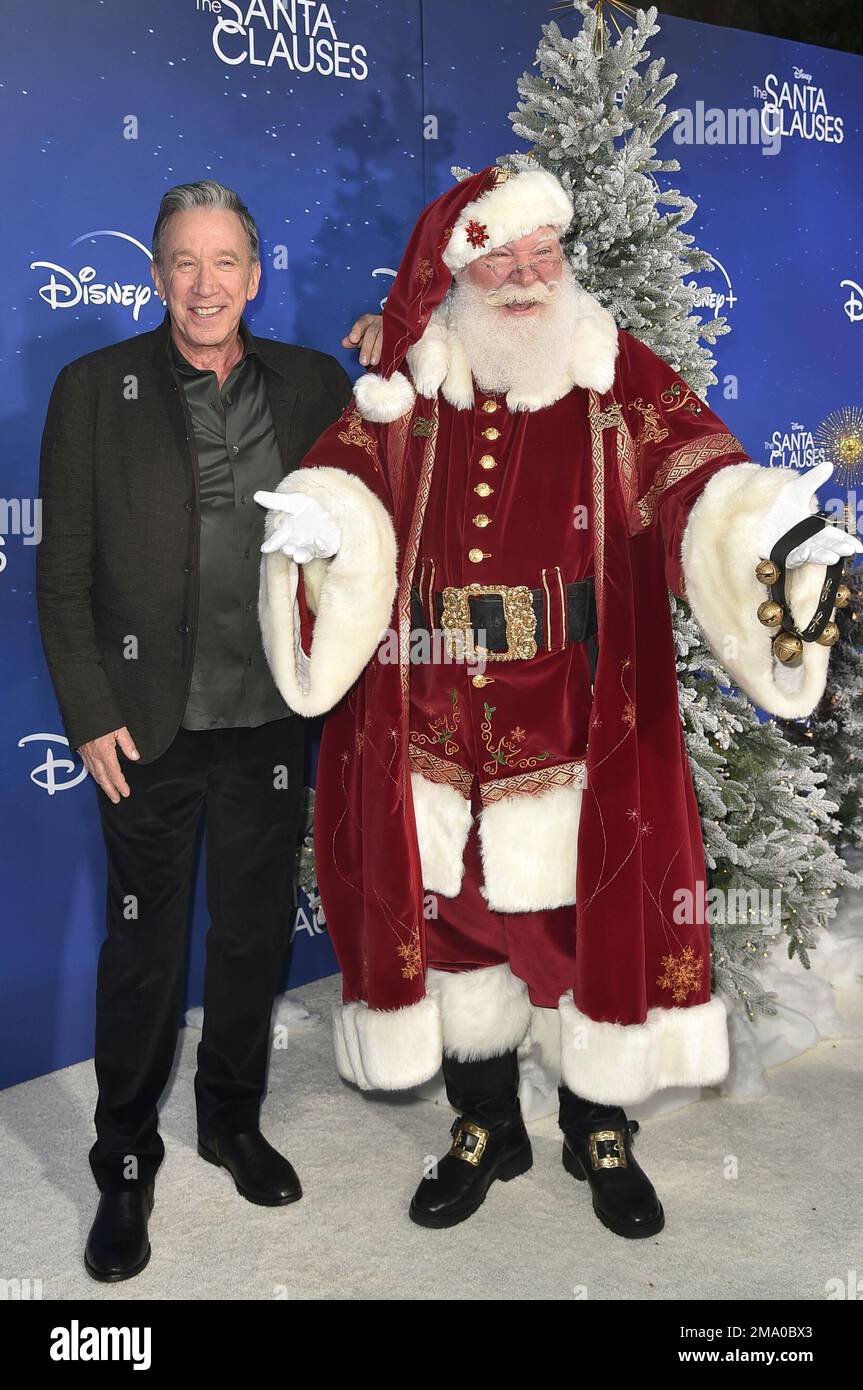 Tim Allen arrives at the premiere of "The Santa Clauses" on Sunday, Nov ...