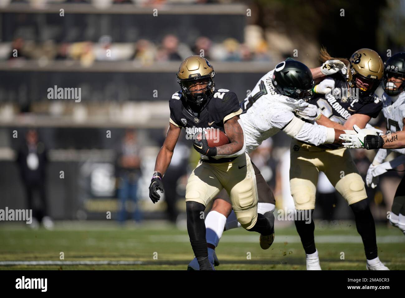 Colorado running back Deion Smith (20) in the first half of an NCAA ...