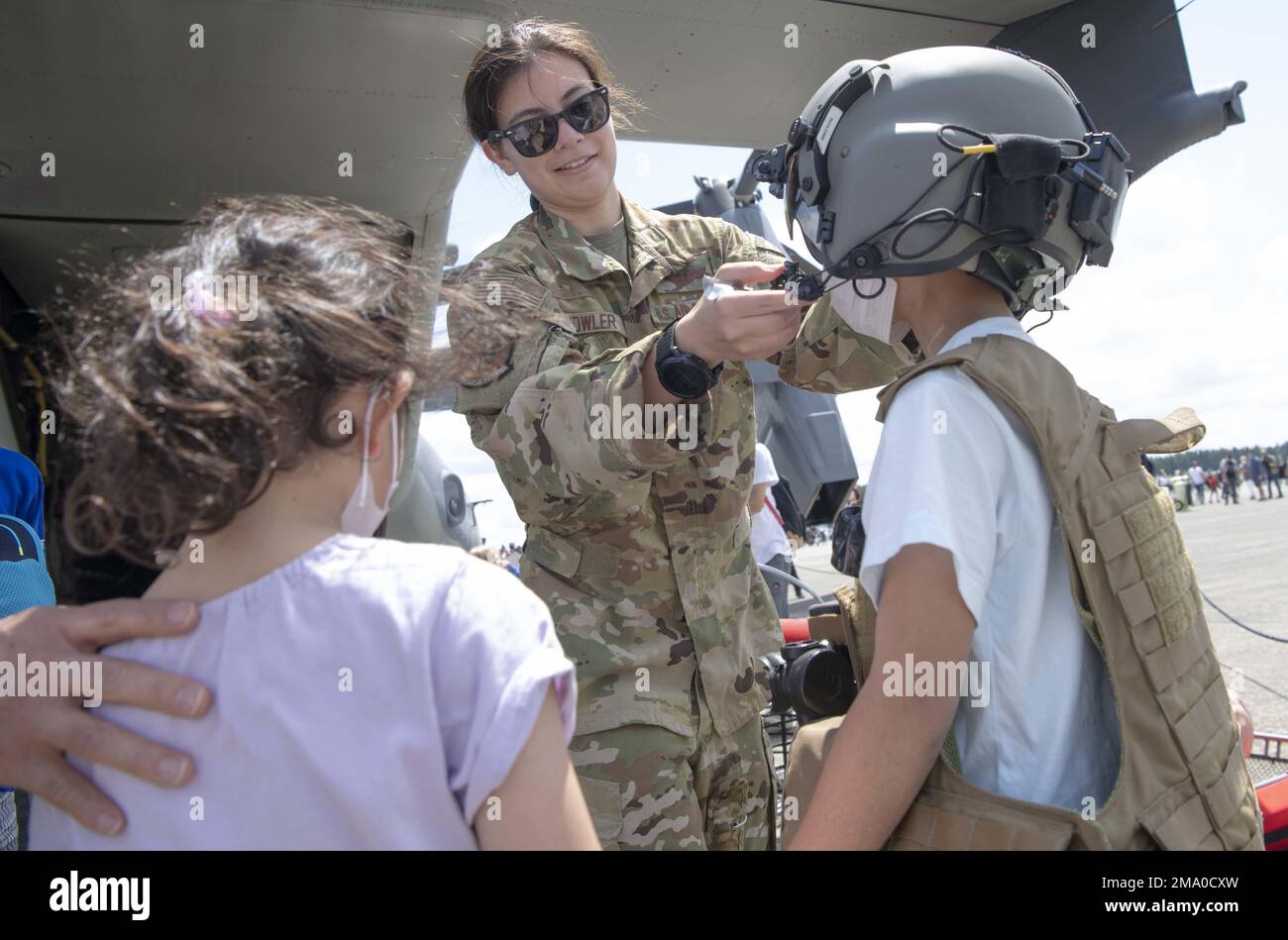 U.S. Air Force 1st Lt. Laura Fowler, 21st Special Operations Squadron ...